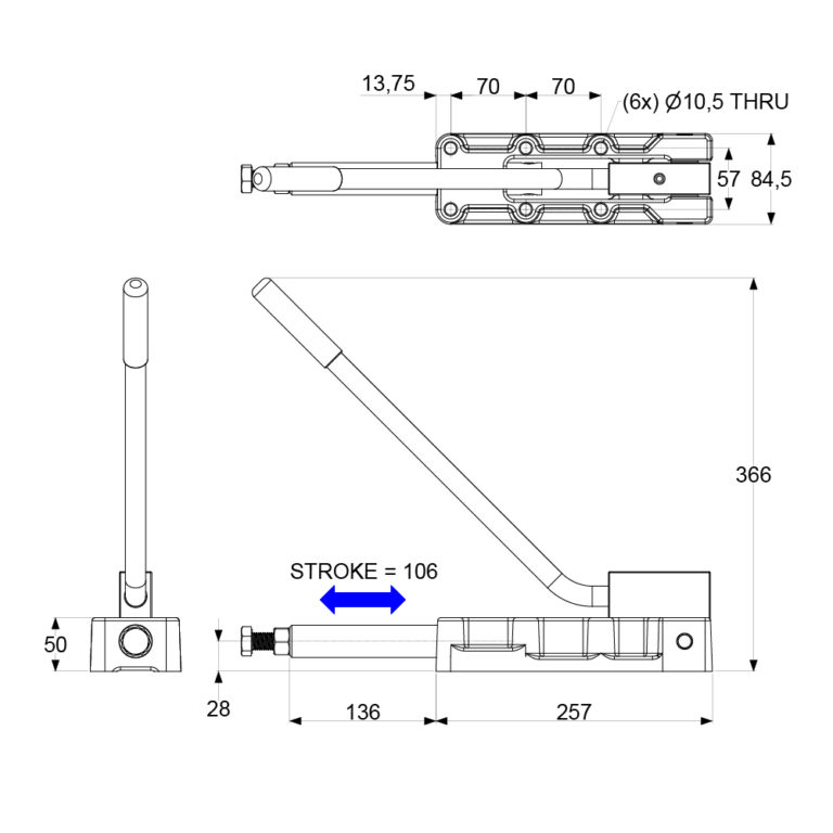 CP105/90 Push Pull - Sandfield Engineering