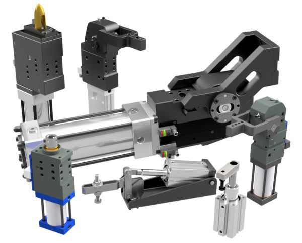 Pneumatic Clamps - Sandfield Engineering